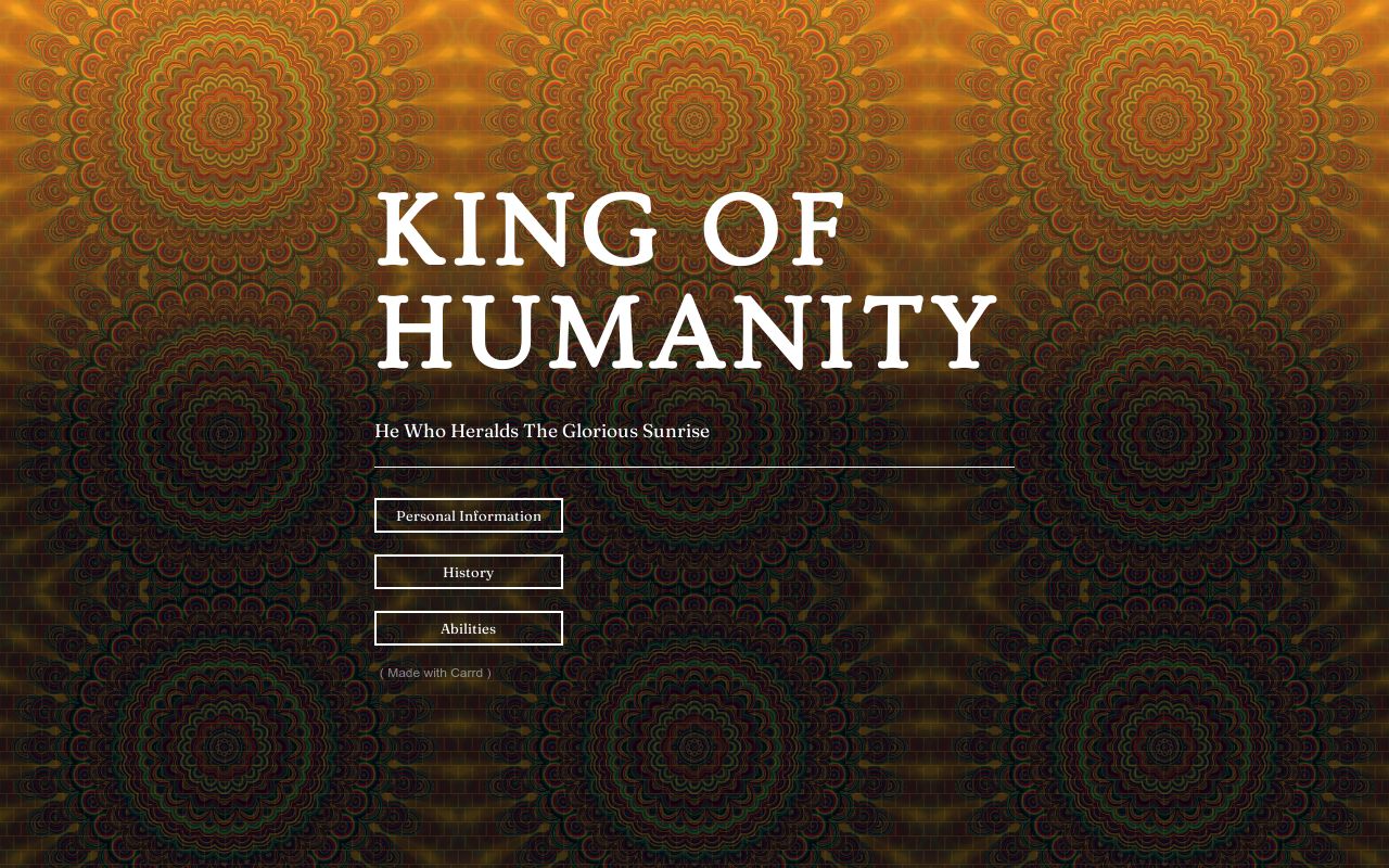 King of Humanity